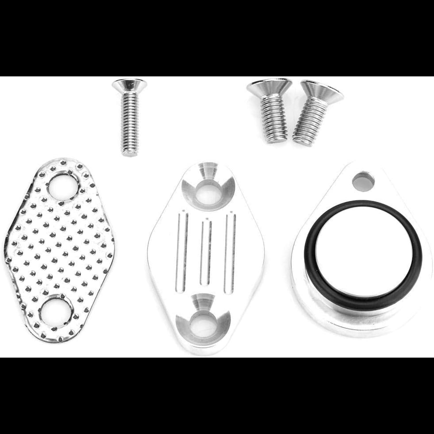 KIMISS EGR Delete Plate Set, EGR Block Off Plate Intake Exhaust Block ...